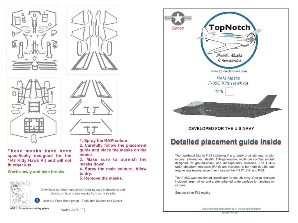F-35C Kitty Hawk Kit - TopNotch Masks