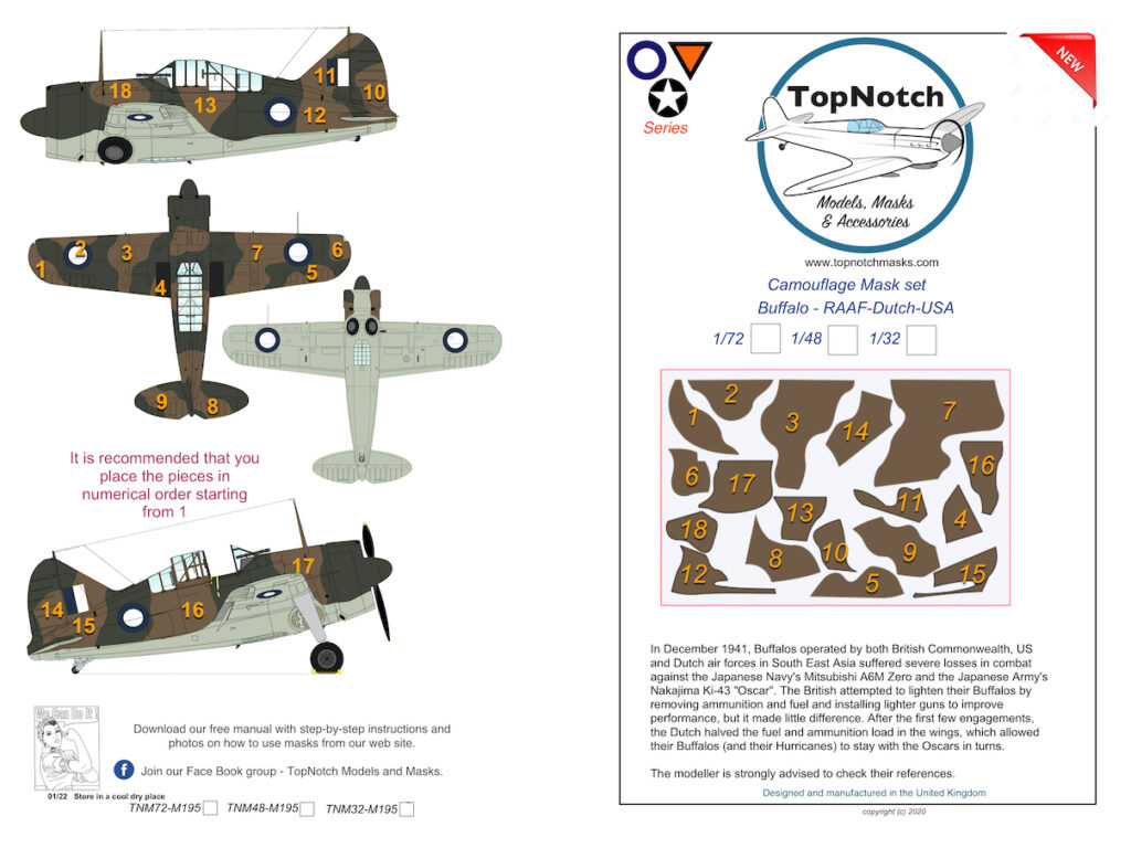 Buffalo - RAF, DUTCH, USA - TopNotch Masks